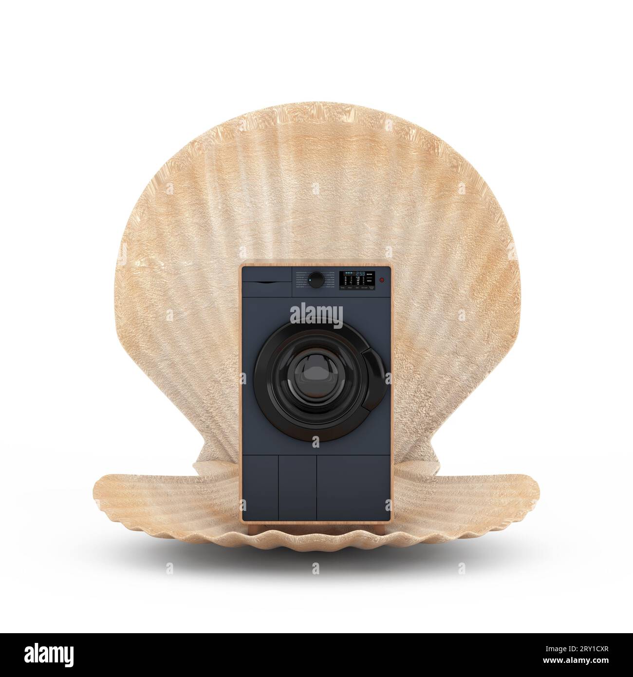 Abstract Modern Fashion Elegant Wooden Washing Machine in Beauty ...