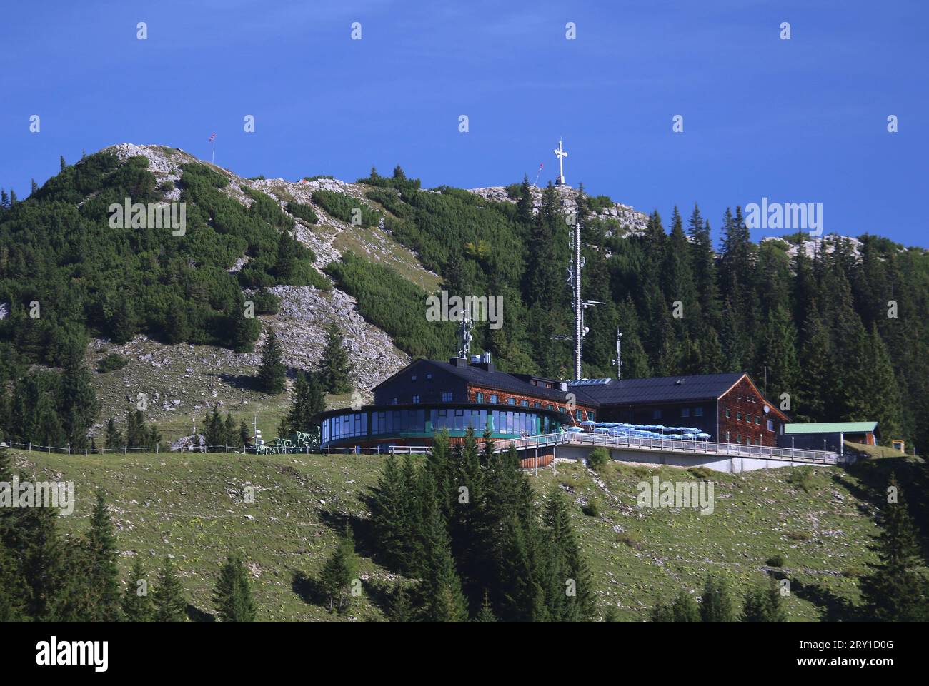 Wallberg,Bayern, Deutschland 27. September 2023: Hier der Blick auf die ...