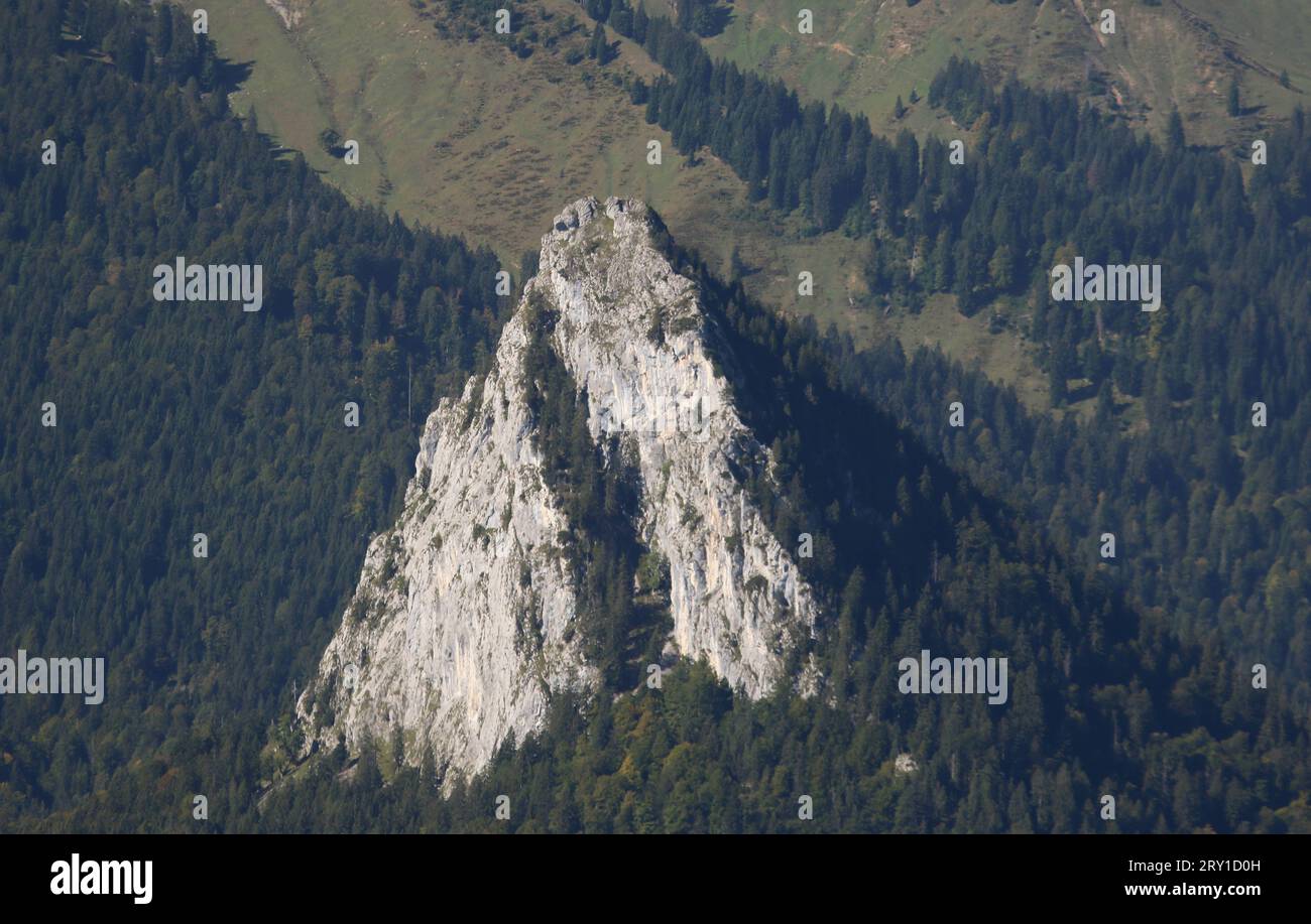 Wallberg,Bayern, Deutschland 27. September 2023: Hier der Blick auf die ...