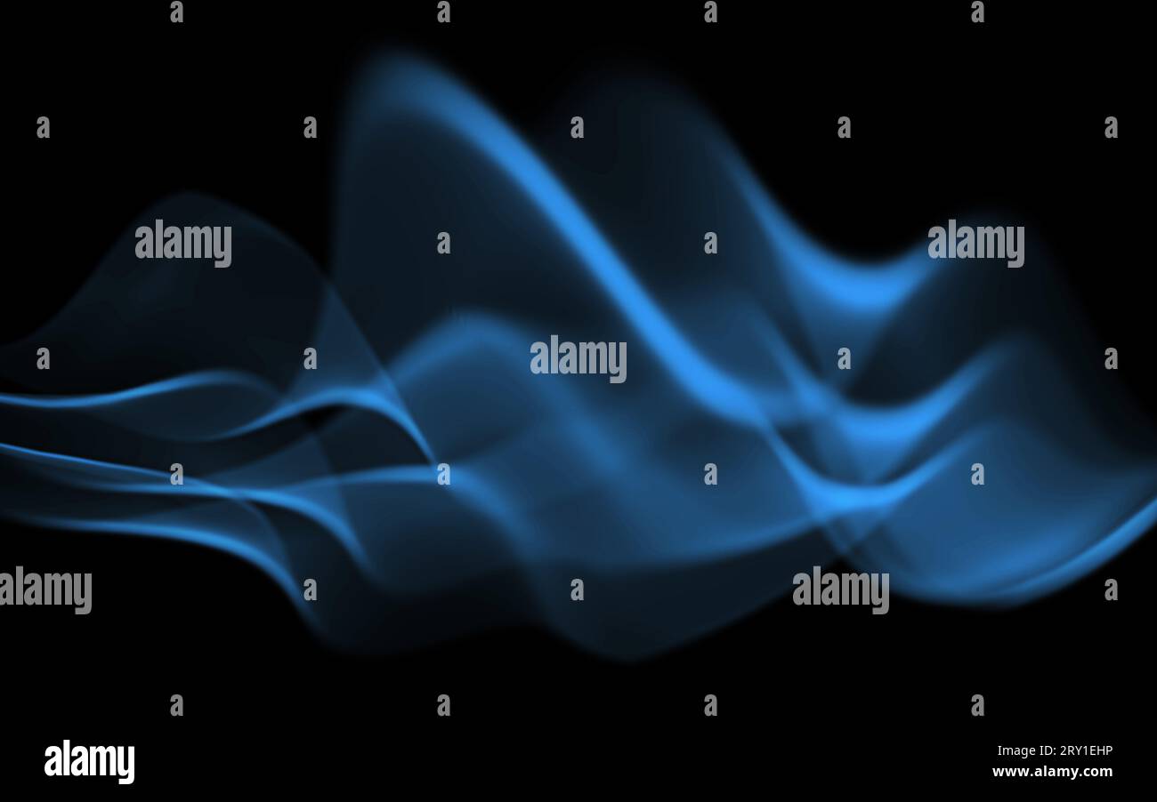 Graphic, 3d and wave for wallpaper design or digital cyberspace ...