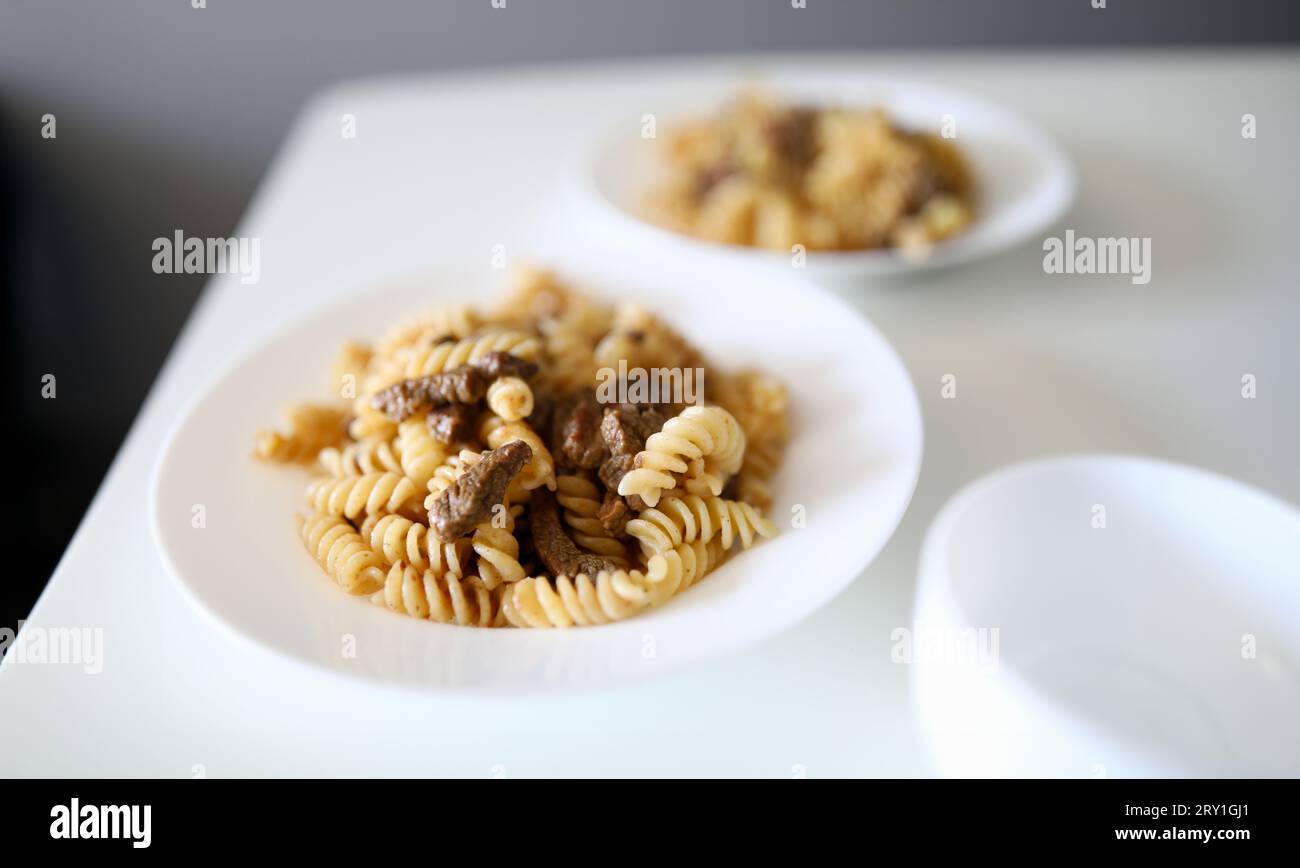 Classic homemade dish for couple Stock Photo - Alamy