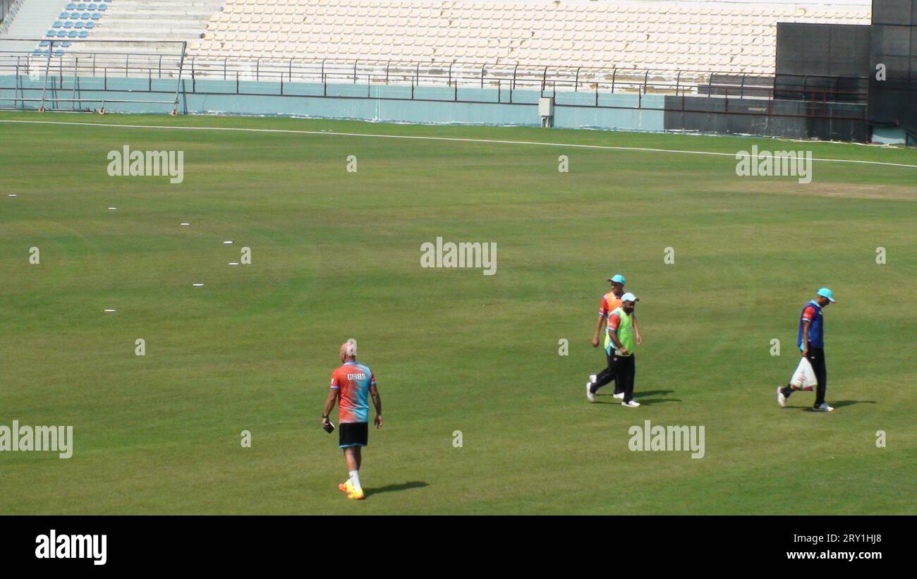 South Africa cricket great Herschelle Gibbs, coach of Kuwait team ...