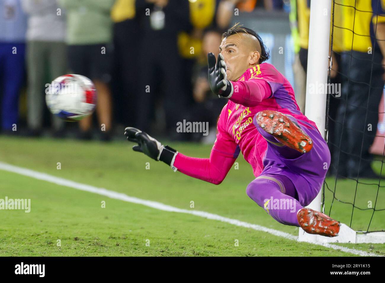 Tigres goalkeeper Nahuel Guzmán (1) is seen in action during the ...