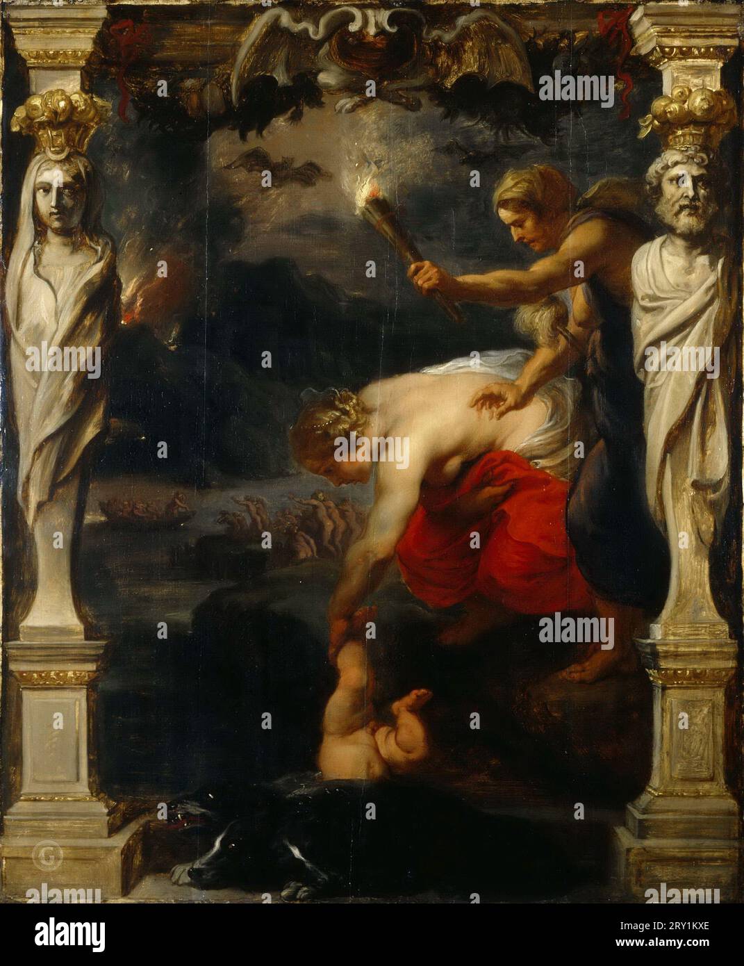 Peter Paul Rubens – Culture Flemish 1630-35, 111x90. Ringling Museum Sarasota Stock Photo - Alamy