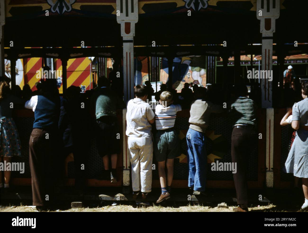Jack Delano: Spectators at the state fair, Rutland, Vermont, 1941 At ...