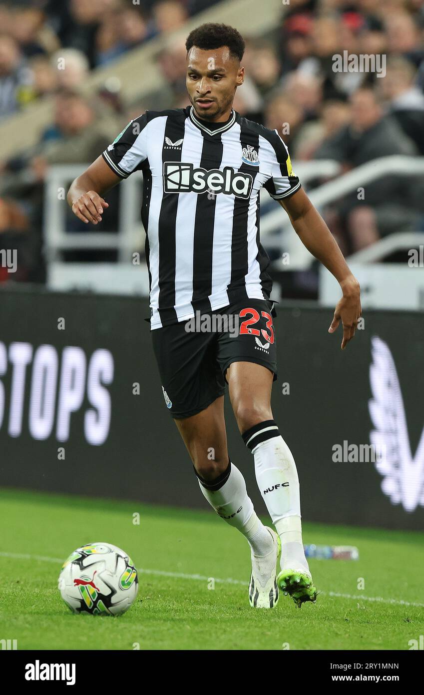 Newcastle Upon Tyne, England, 27th September 2023. Jacob Murphy of ...