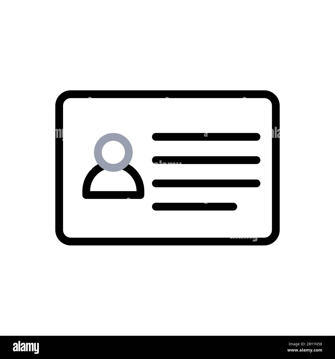 Document icon grey outline illustration Stock Vector Images - Alamy