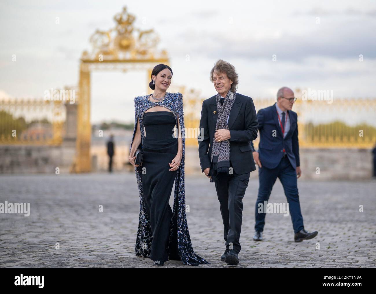 Mick Jagger and his partner US choreographer Melanie Hamrick at the ...