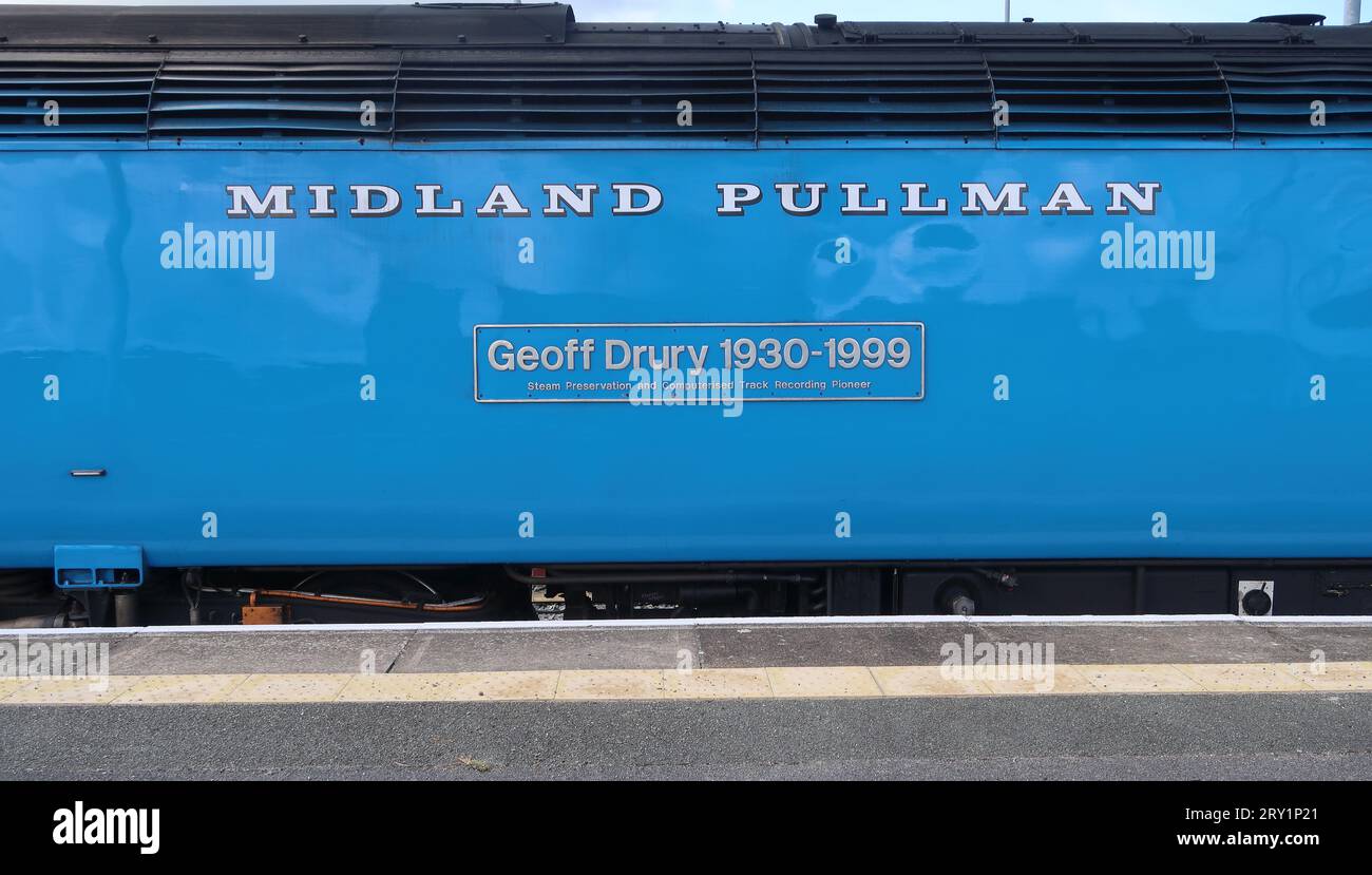 Power car M43046 of the Midland Pullman high speed train at Llandudno ...