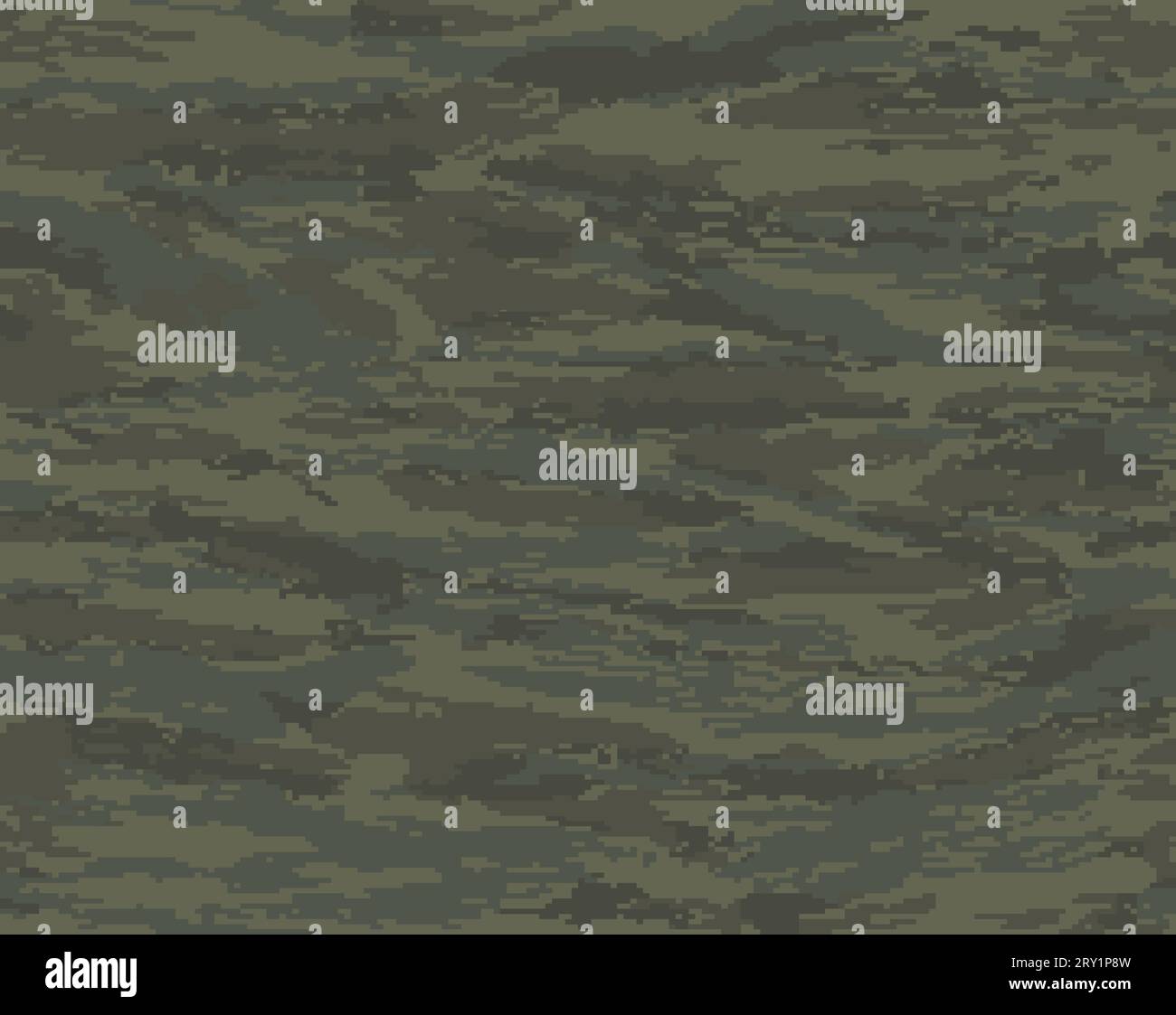 Woodland tiger camouflage. Pixelated shapes. Seamless pattern. For ...