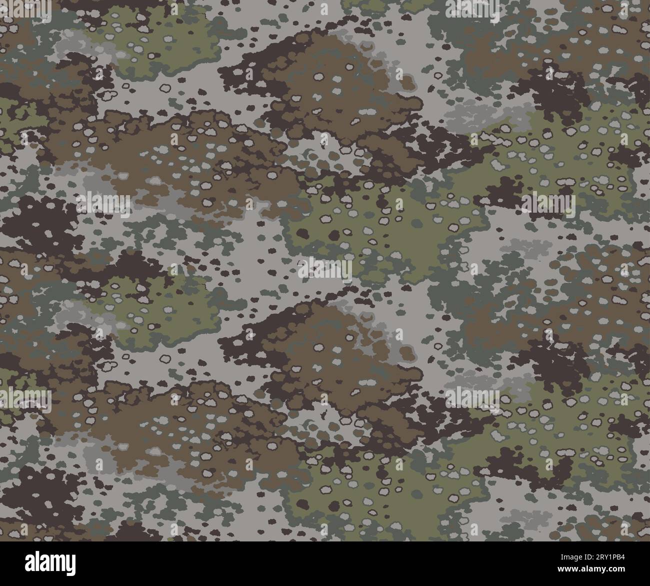 Woodland camouflage seamless pattern. The colors of the natural ...
