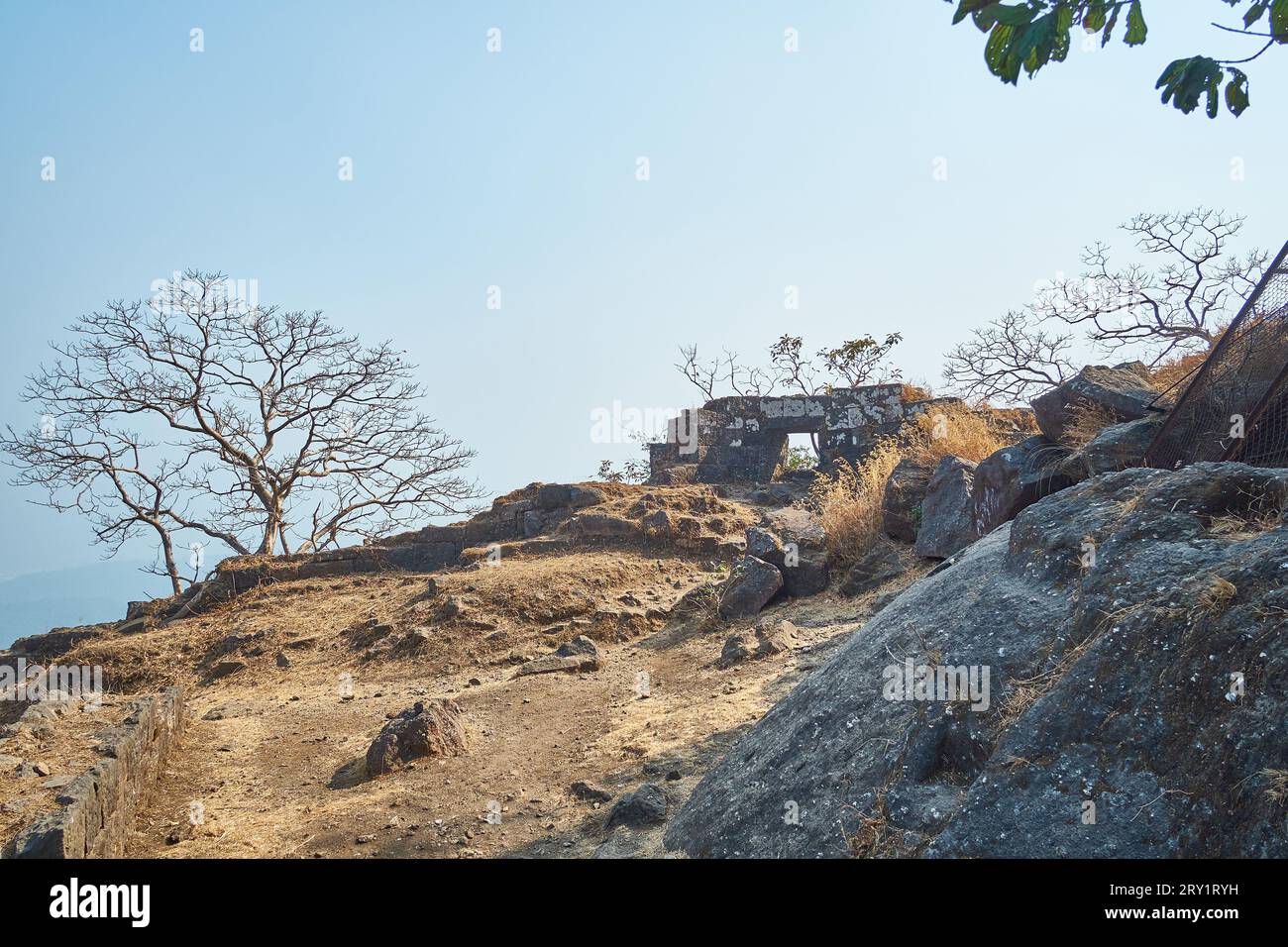 View from the top of the Karnala Fort at the Karnala Bird Sanctuary in ...