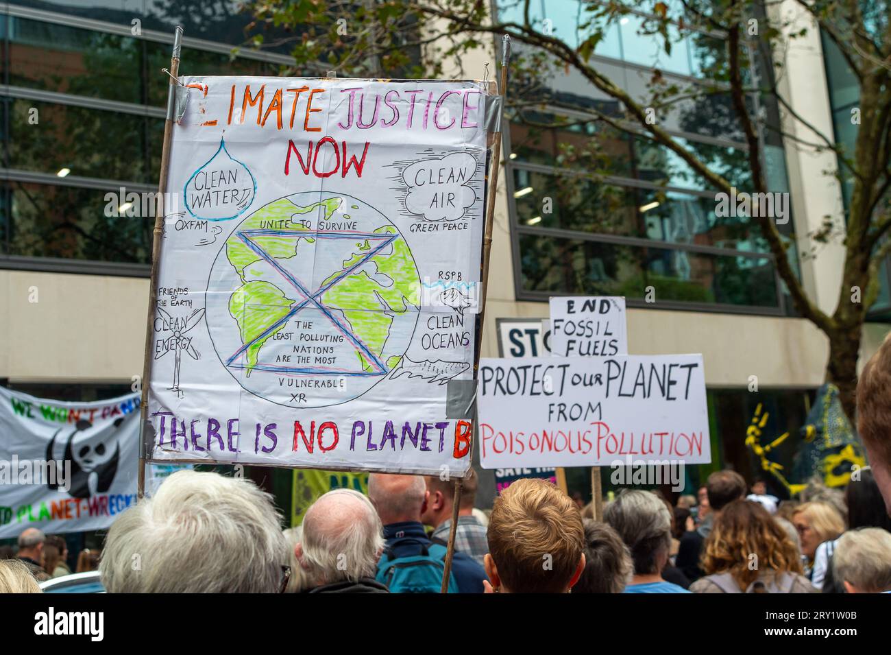 London, UK. 28th September, 2023. Protesters from more than 40 wildlife ...