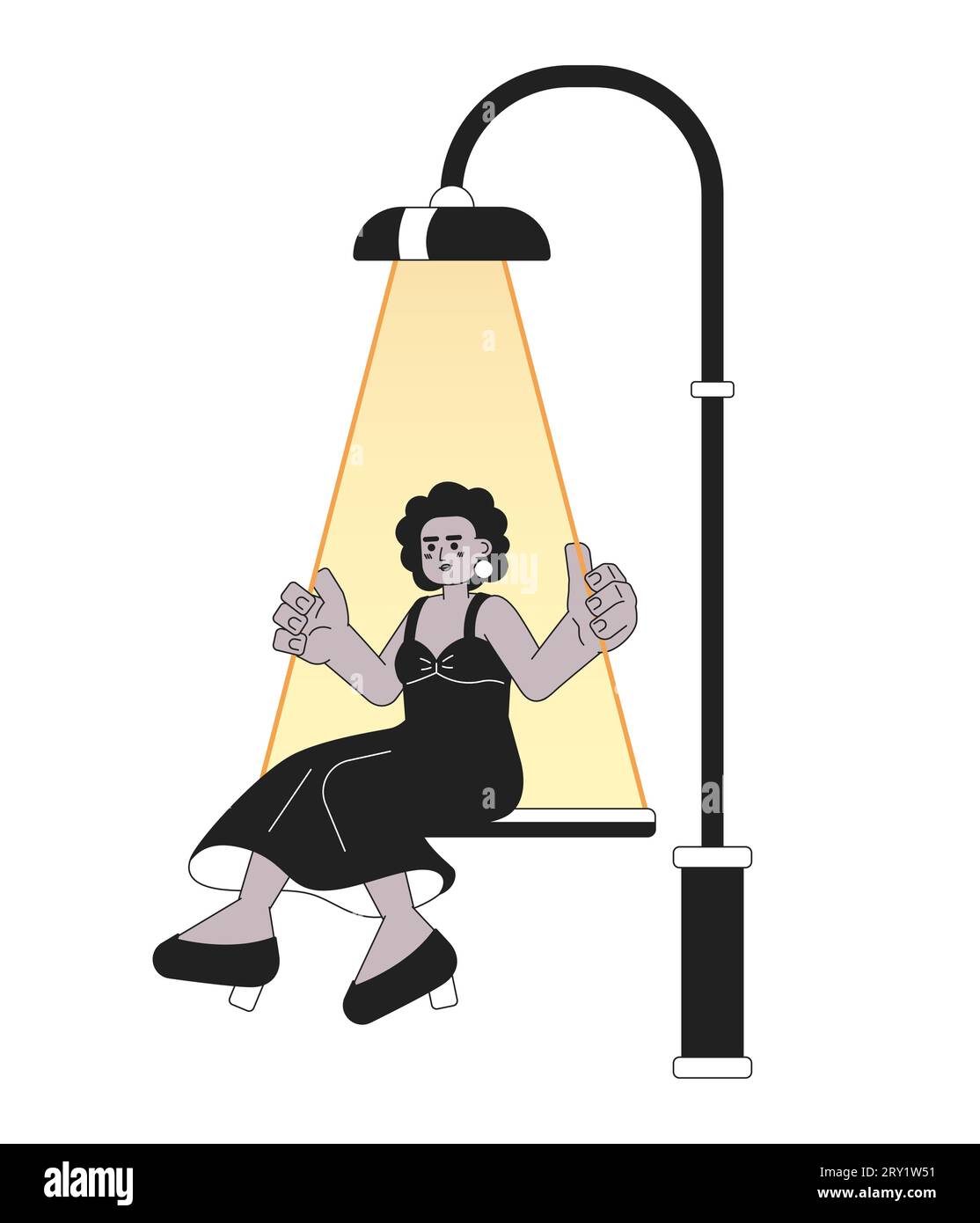 Swinging streetlight hi-res stock photography and images - Alamy