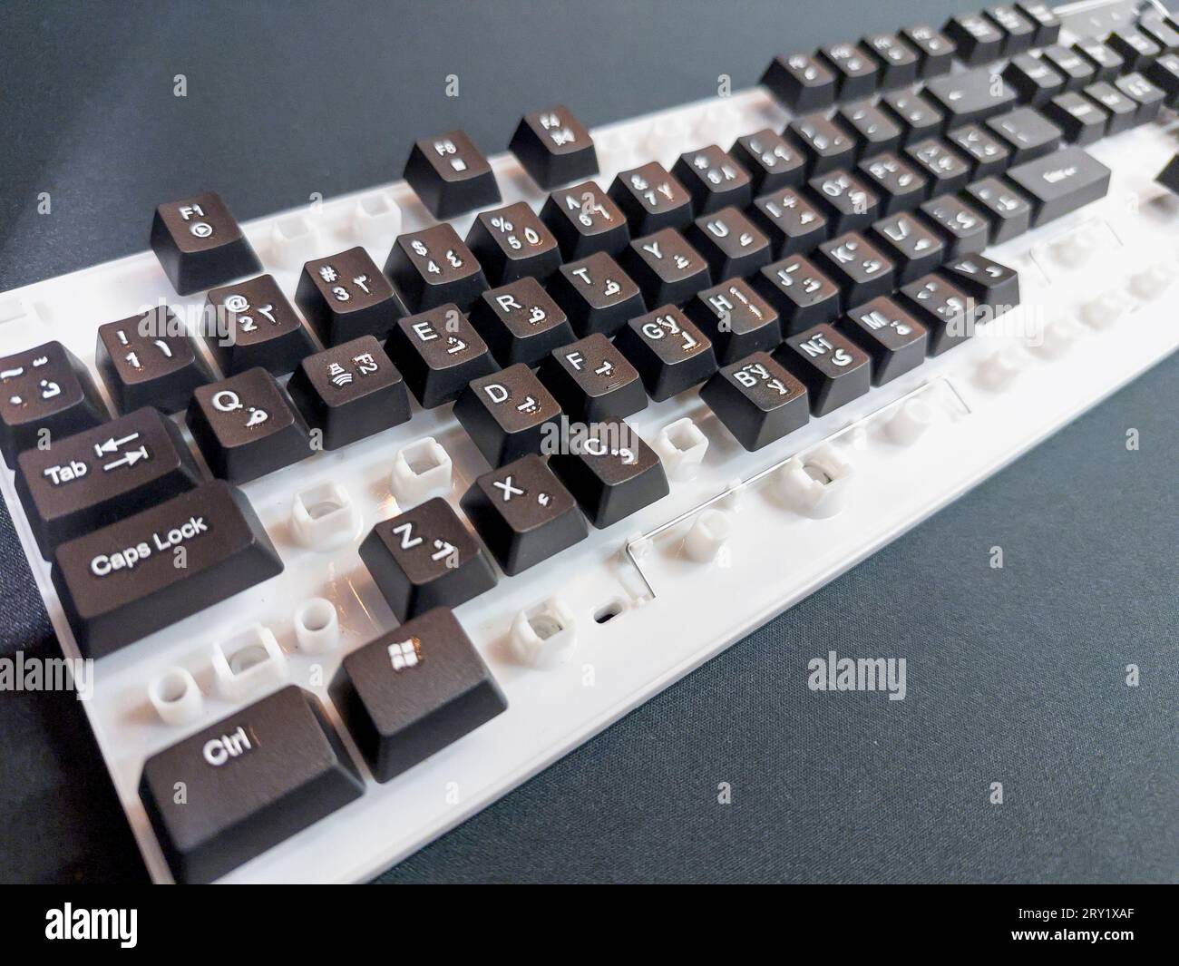 Computer keyboard with missing keys Stock Photo - Alamy Computer keyboard with missing keys Stock Photo - Alamy