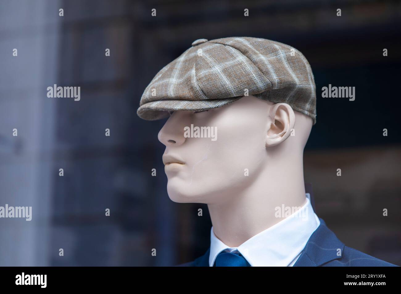 Cap on a male mannequin Stock Photo - Alamy