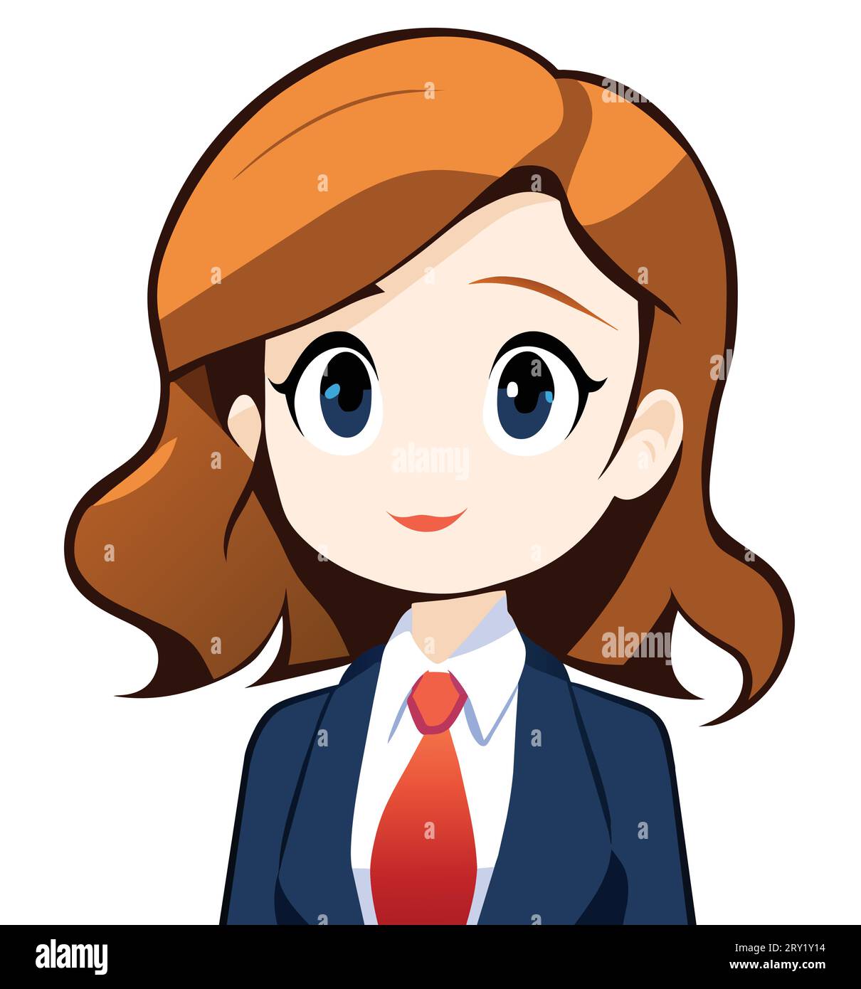 Cartoonish girl vector hi-res stock photography and images - Alamy