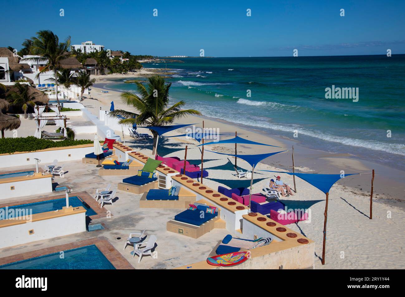 Mexico, Quintana Roo, Playa del Secreto Stock Photo - Alamy
