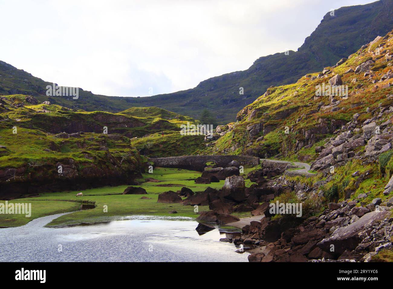 Irland, Westküste: Gap of Dunloe auf der Kerry-Halbinsel. *** Ireland ...