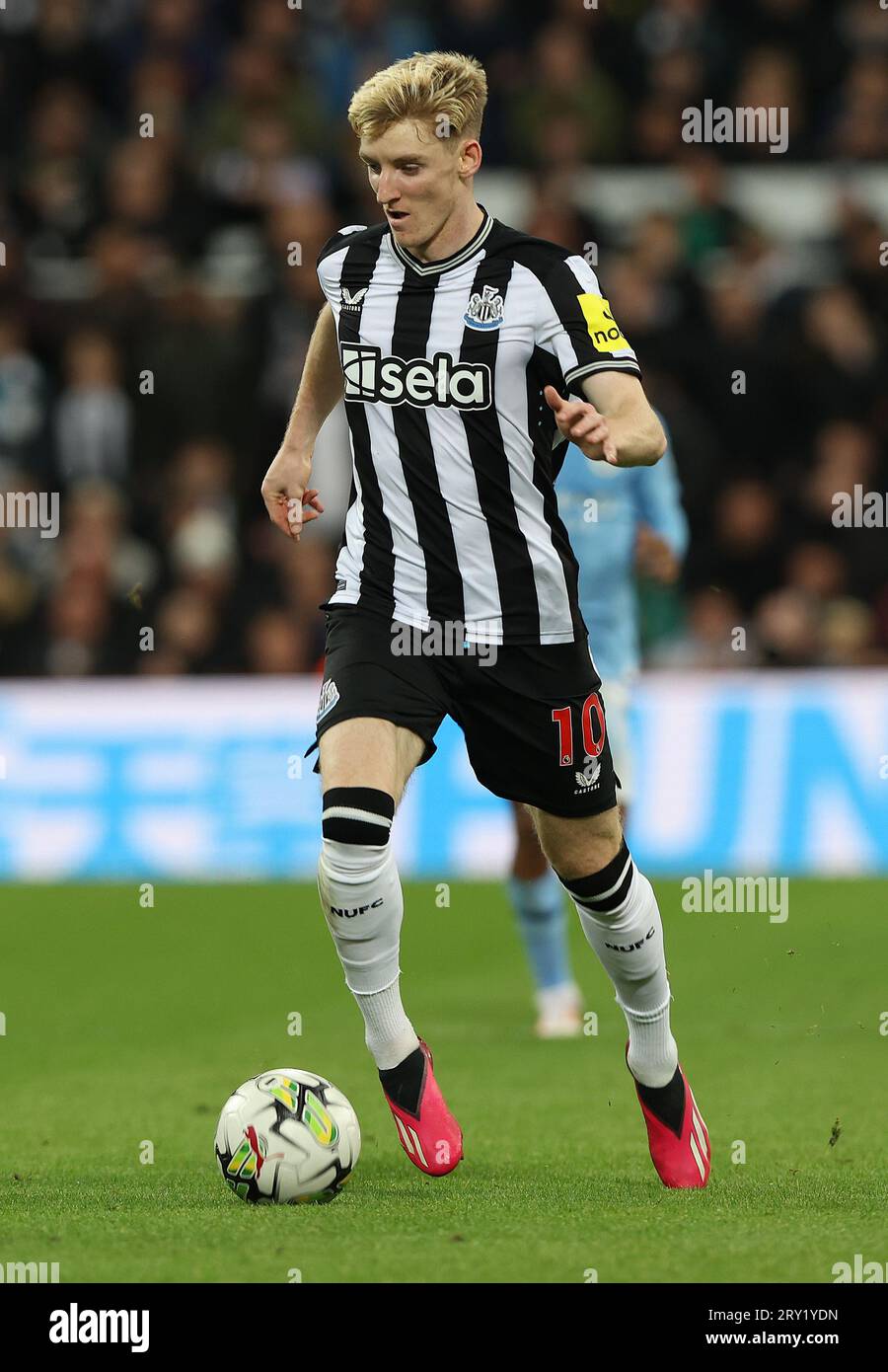 Newcastle Upon Tyne, England, 27th September 2023. Anthony Gordon of ...