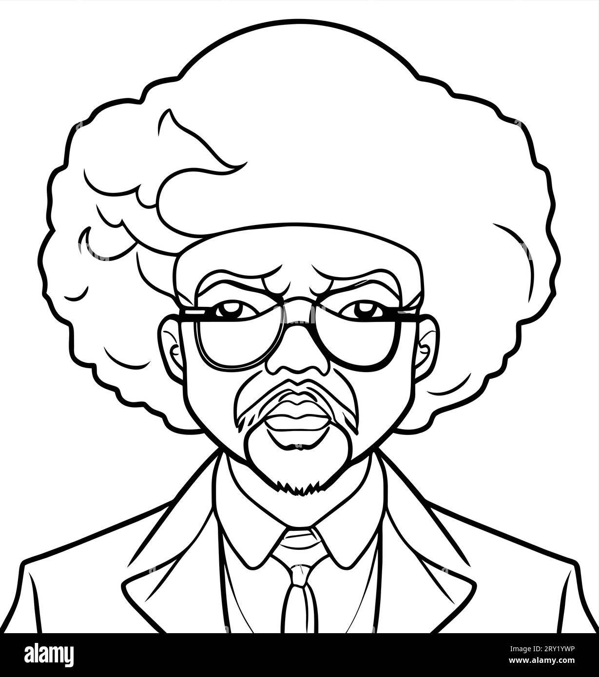 Afro man coloring hi-res stock photography and images - Alamy
