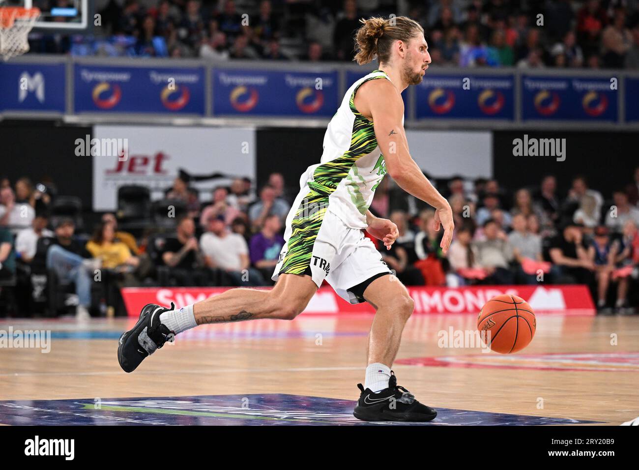 Matt Kenyon of the Phoenix in action during the round 1 NBL match ...