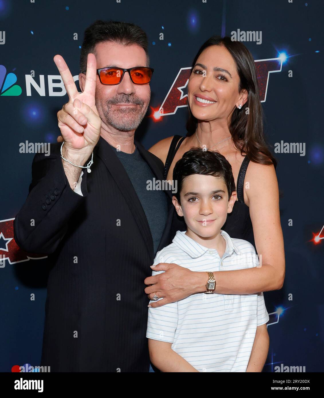 PASADENA, CA - SEPTEMBER 27: Simon Cowell, Lauren Silverman, Eric ...