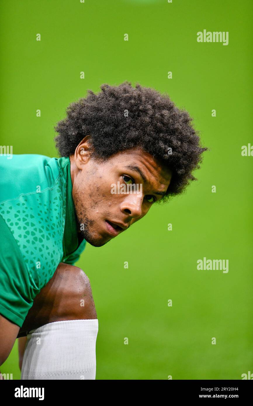 Milano, Italy. 27th, September 2023. Armand Lauriente of Sassuolo is ...