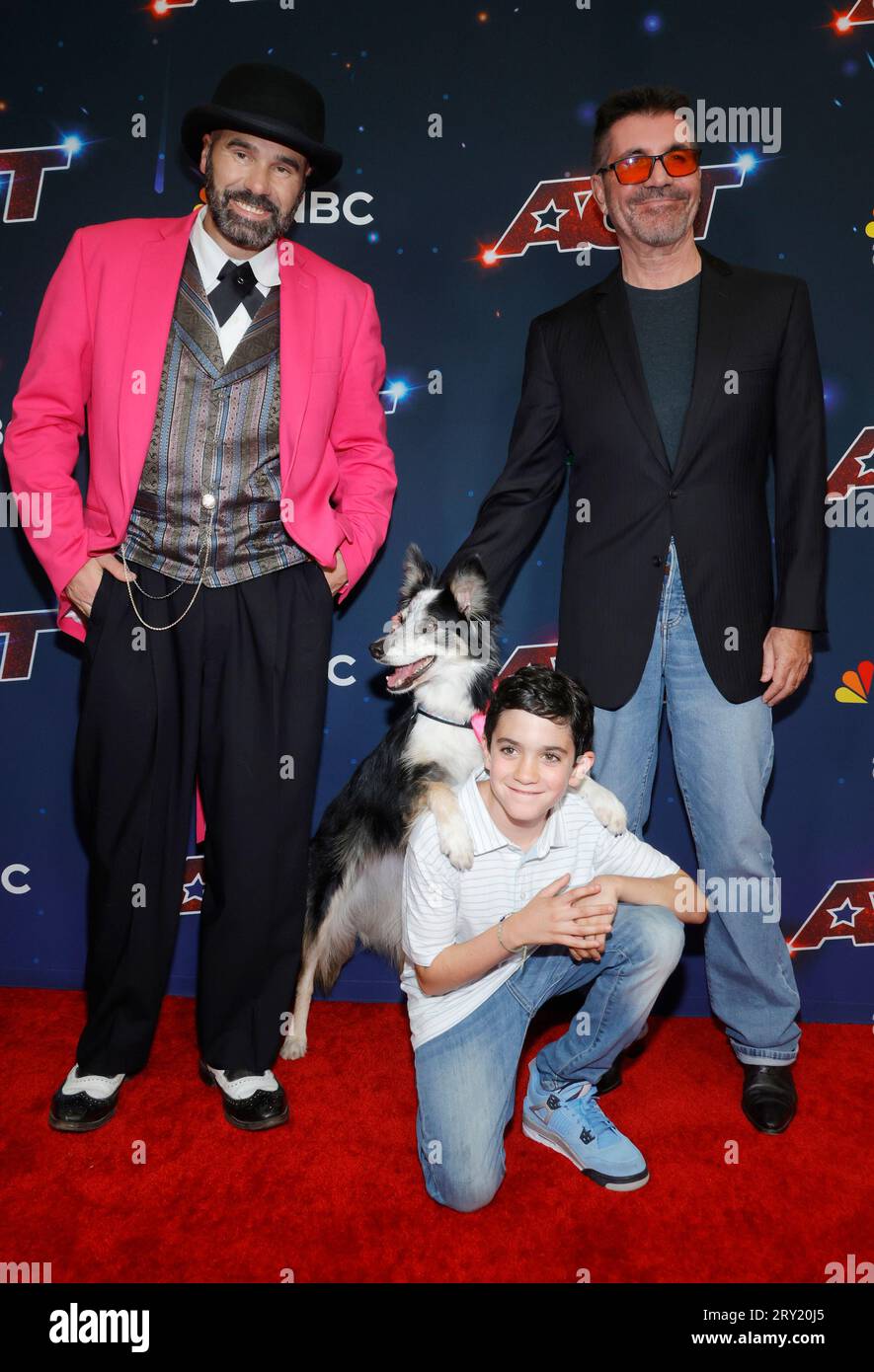 PASADENA, CA - SEPTEMBER 27: Adrian Stoica, Hurricane, Simon Cowell ...