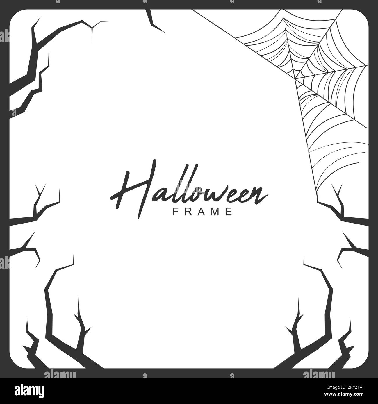 Halloween Clipart Black And White Borders
