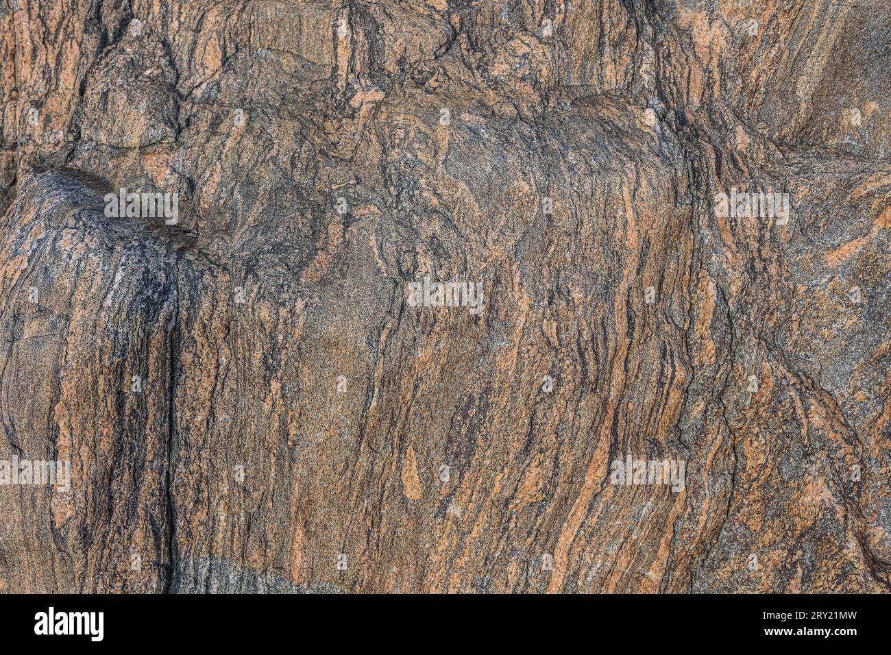 Pattern background of granite stone. Wavy uneven lines with breaks ...