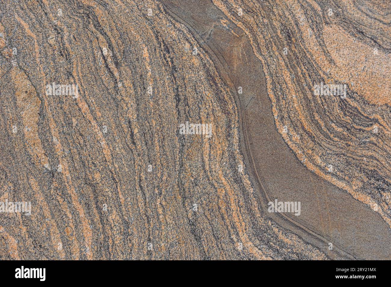 Wavy pattern from a brown granite stone. Background pattern natural ...