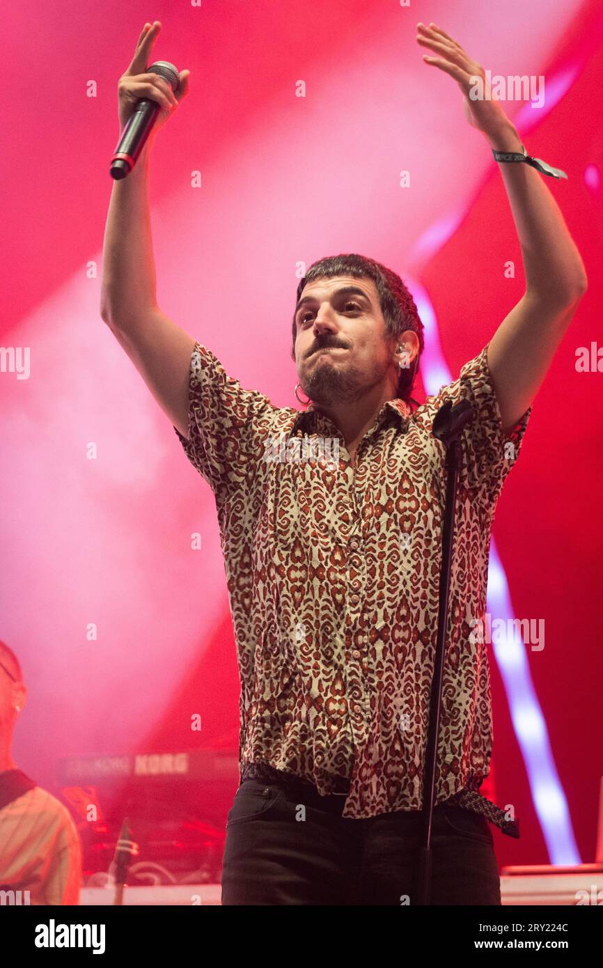 BARCELONA, ESPAÑA – SEPTIEMBRE 22. Zoo en concierto como parte de las ...