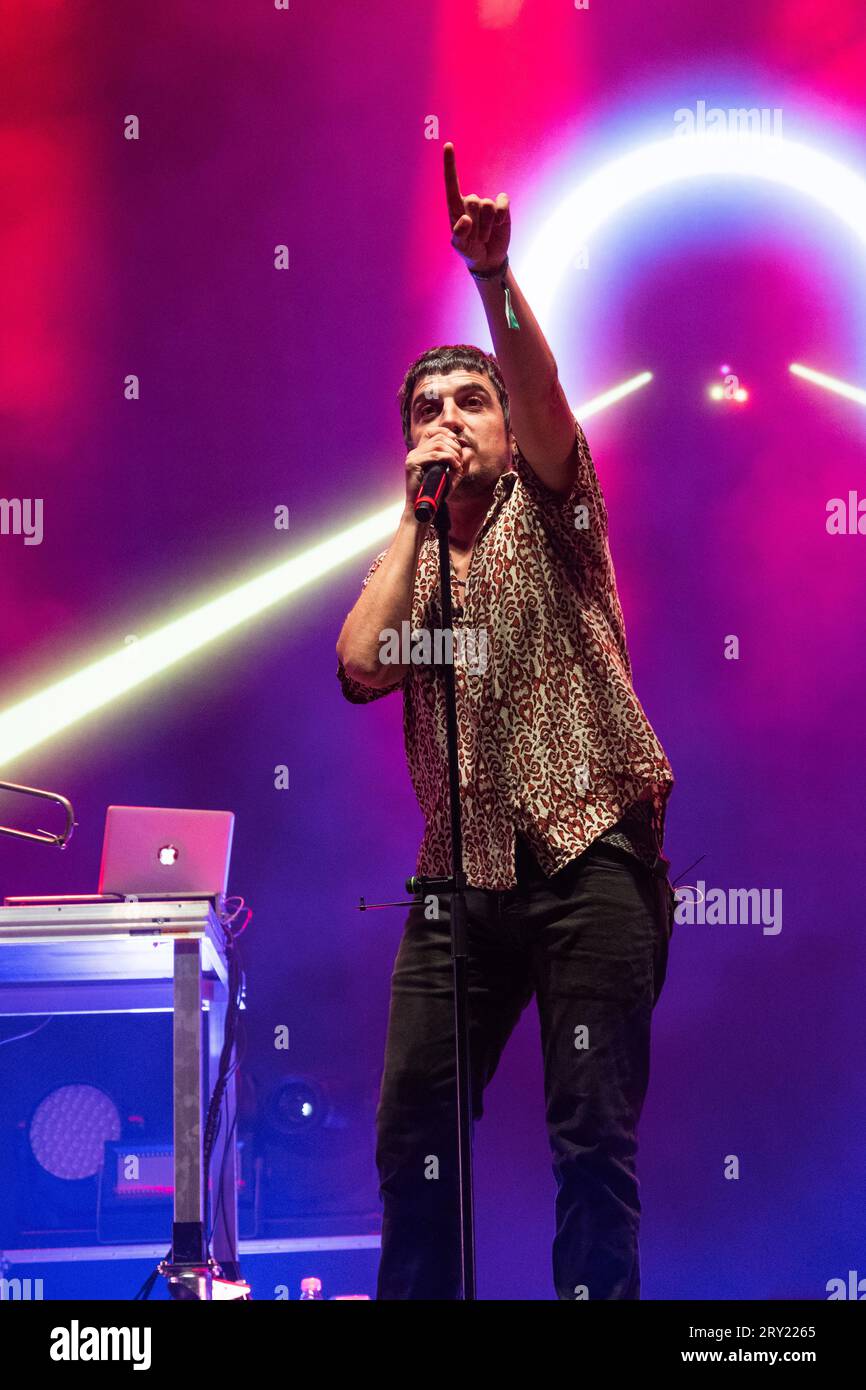 BARCELONA, ESPAÑA – SEPTIEMBRE 22. Zoo en concierto como parte de las ...