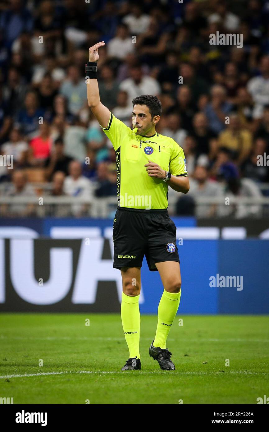 Luca Massimi, referee Stock Photo - Alamy