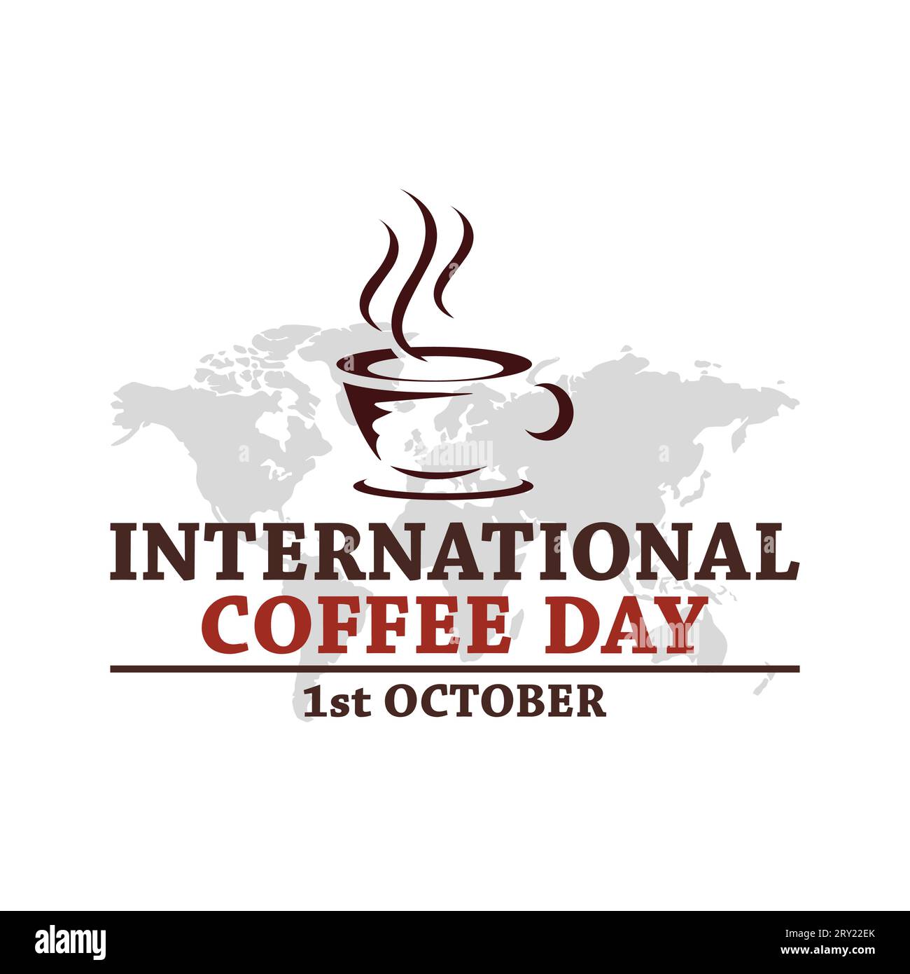 International coffee day vector illustration. international coffee day ...