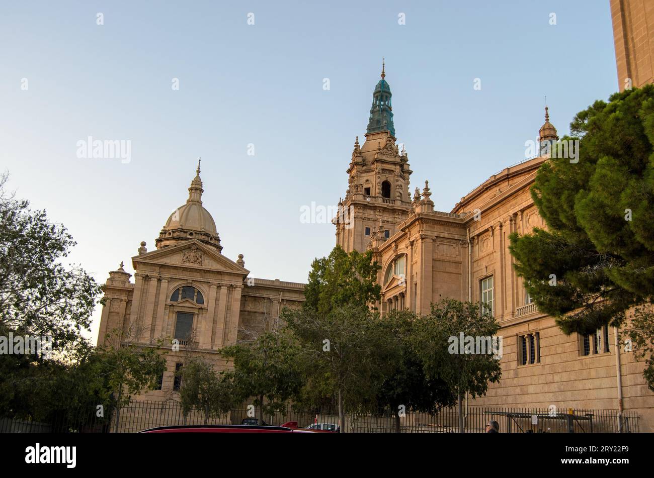 Palau nacional king house side view Stock Photo - Alamy