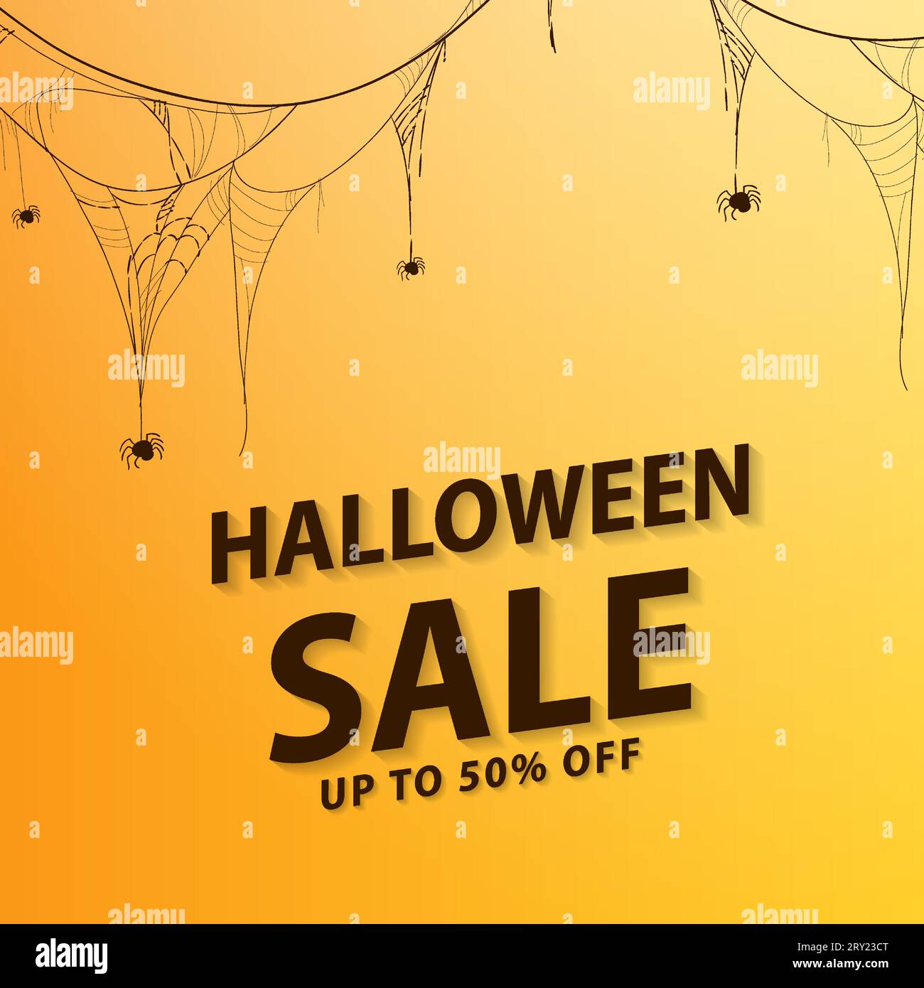 Halloween discount sale poster Stock Vector Images - Alamy