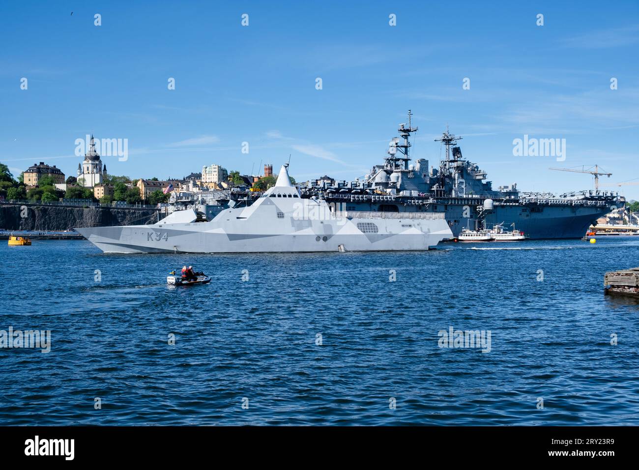 Visby class corvette hi-res stock photography and images - Alamy