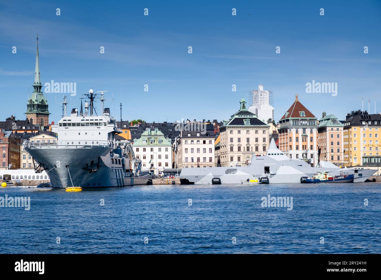 Swedish Navy ships HSwMS HSwMS Helsingborg (K32) Visby Class Corvette ...