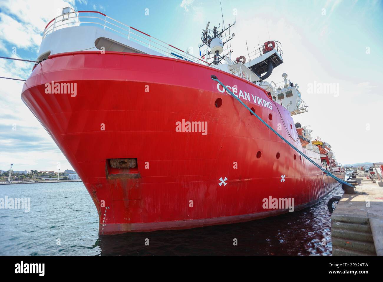 September 22, 2023, Marseille, France: A view of the humanitarian and ...