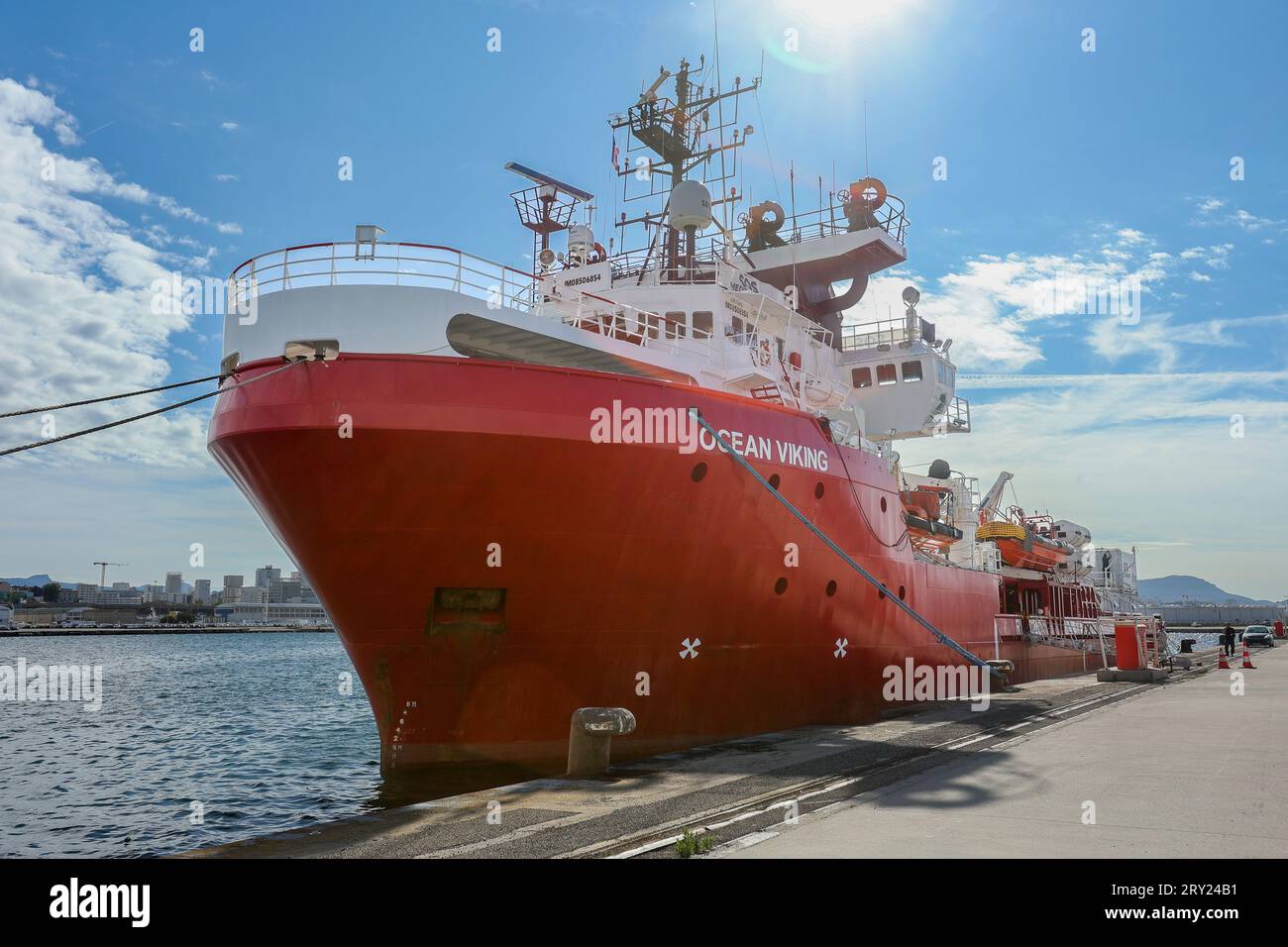 September 22, 2023, Marseille, France: A view of the humanitarian and ...