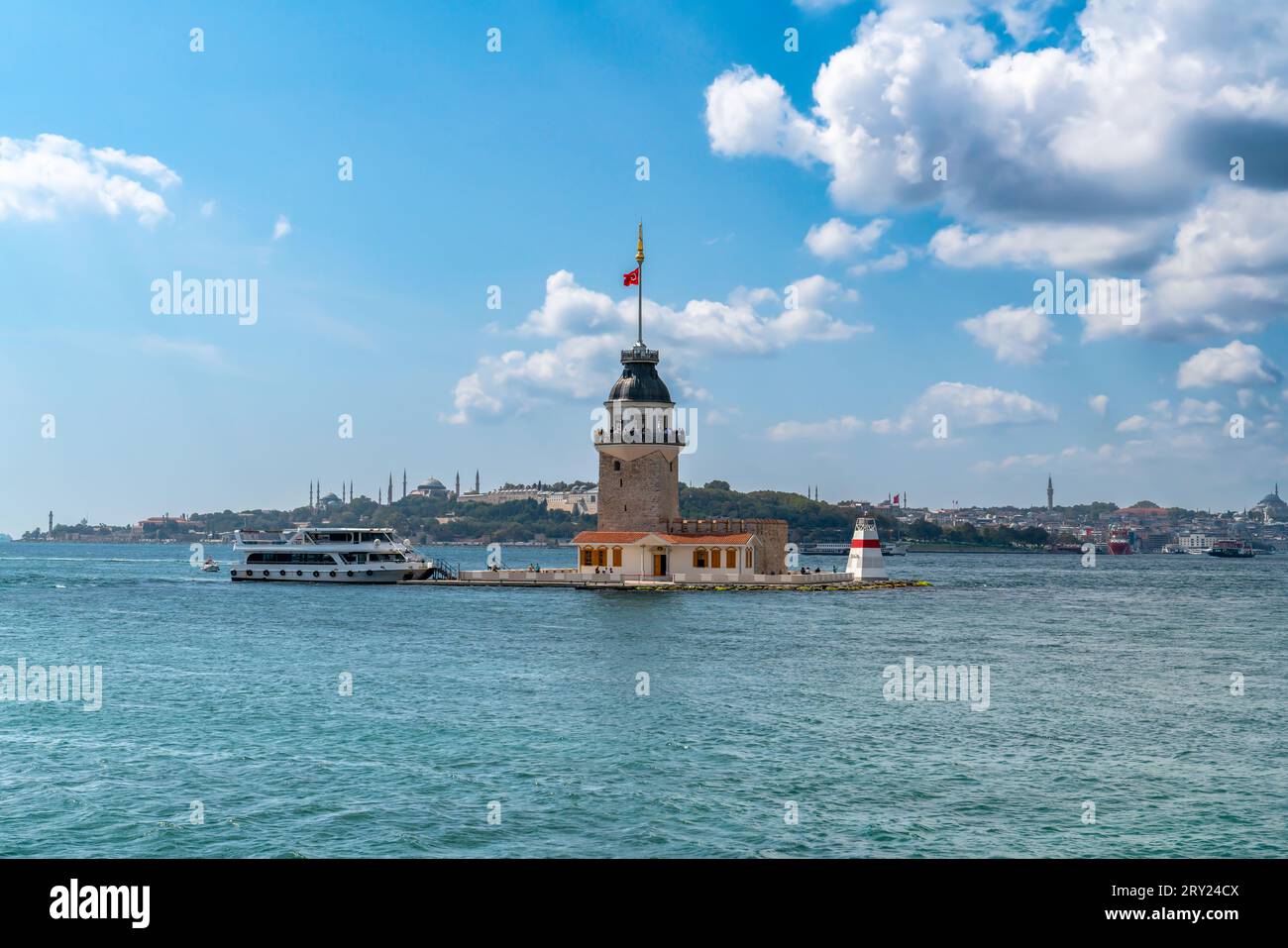 The Maiden's Tower (Turkish: Kız Kulesi), also known as Leander's Tower ...