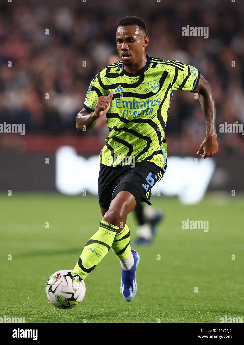 London, England, 27th September 2023. Gabriel of Arsenal during the ...