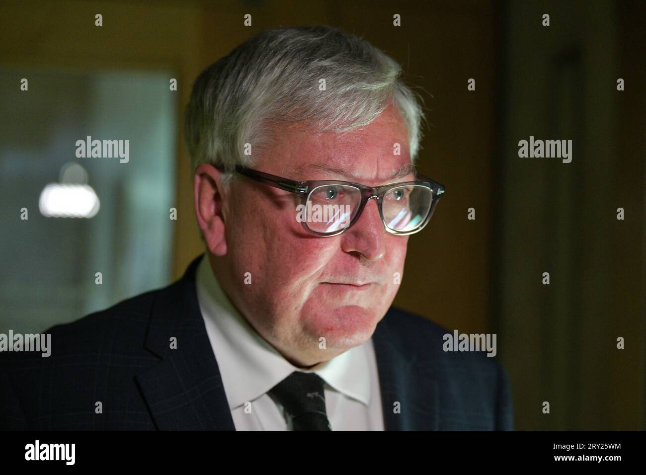 Edinburgh Scotland, UK 28 September 2023. Fergus Ewing MSP following ...