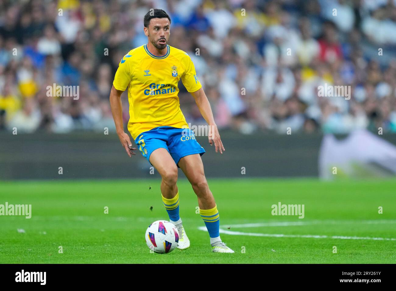 Javi munoz of UD Las Palmas during the La Liga match between Real ...