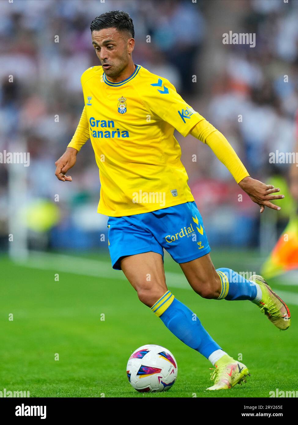 Javi munoz of UD Las Palmas during the La Liga match between Real ...