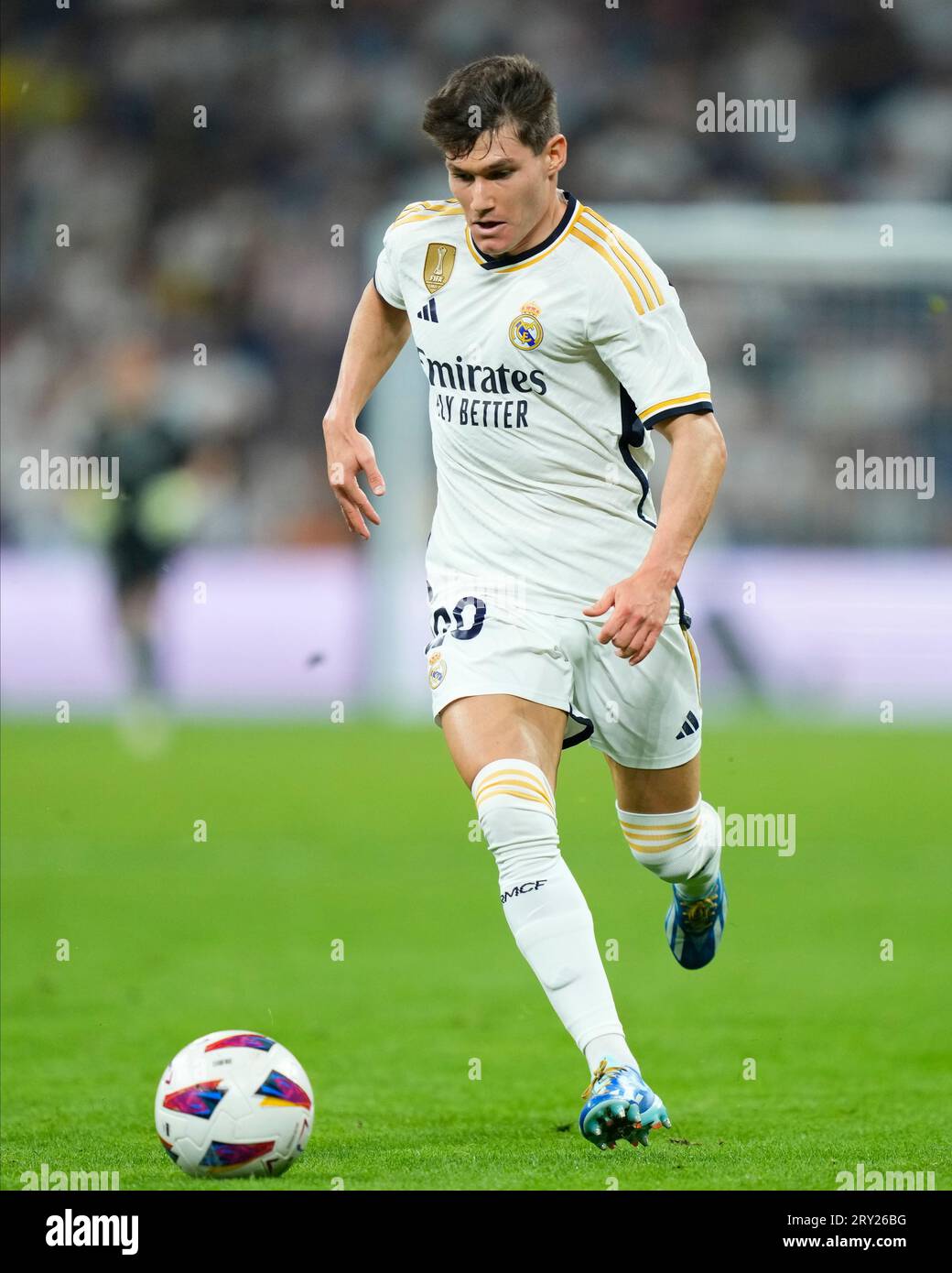Fran Garcia of Real Madrid CF during the La Liga match between Real ...