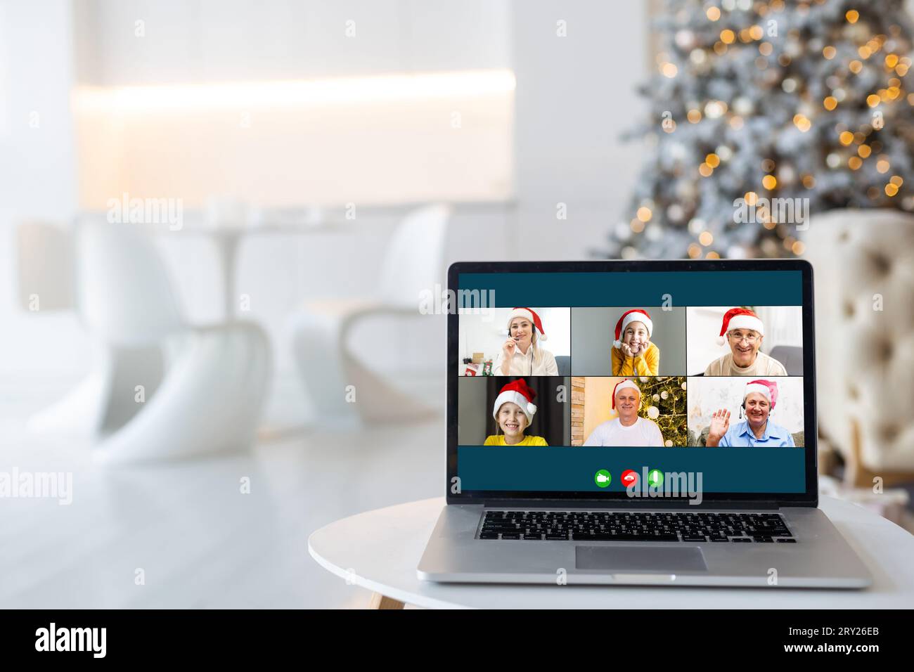 Woman on zoom call wine hi-res stock photography and images - Alamy