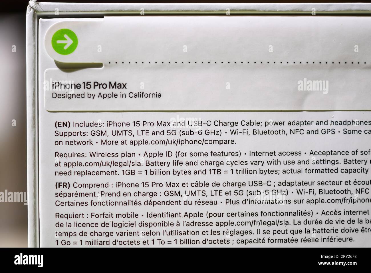 London, UK - Sep 28, 2023: the environmentally-conscious packaging of ...